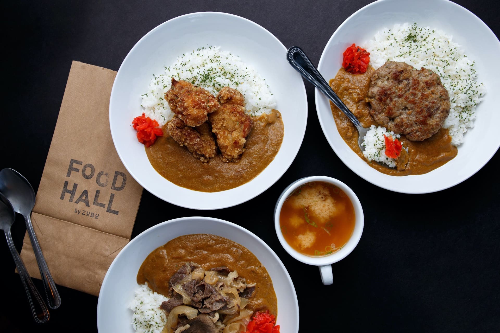 MENU | OLYMPIC VILLAGE - FOOD HALL by ZUBU
